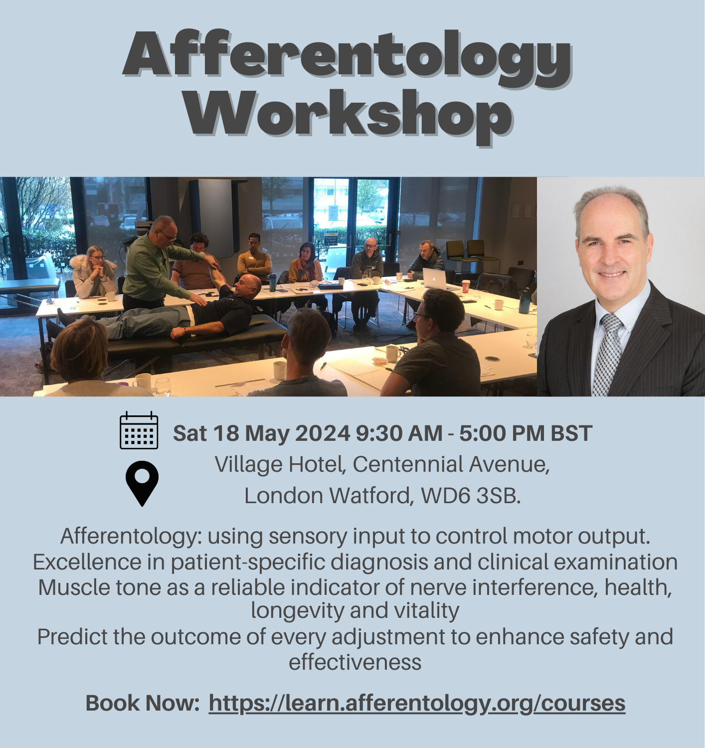 Live Workshop 18th May 2024 Watford UK